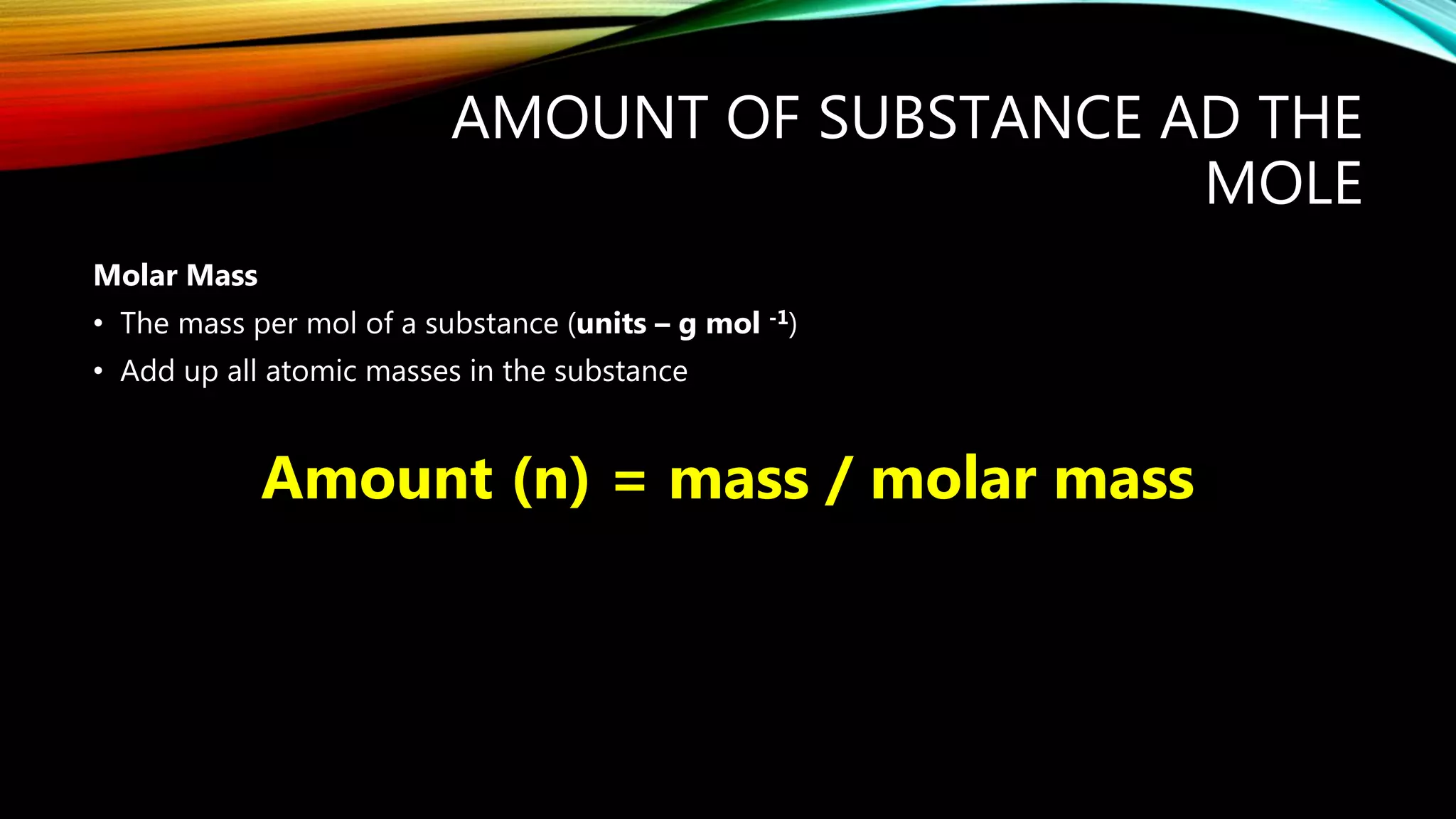 Amount of substance | PPTX