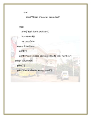 Ip library management project | DOCX