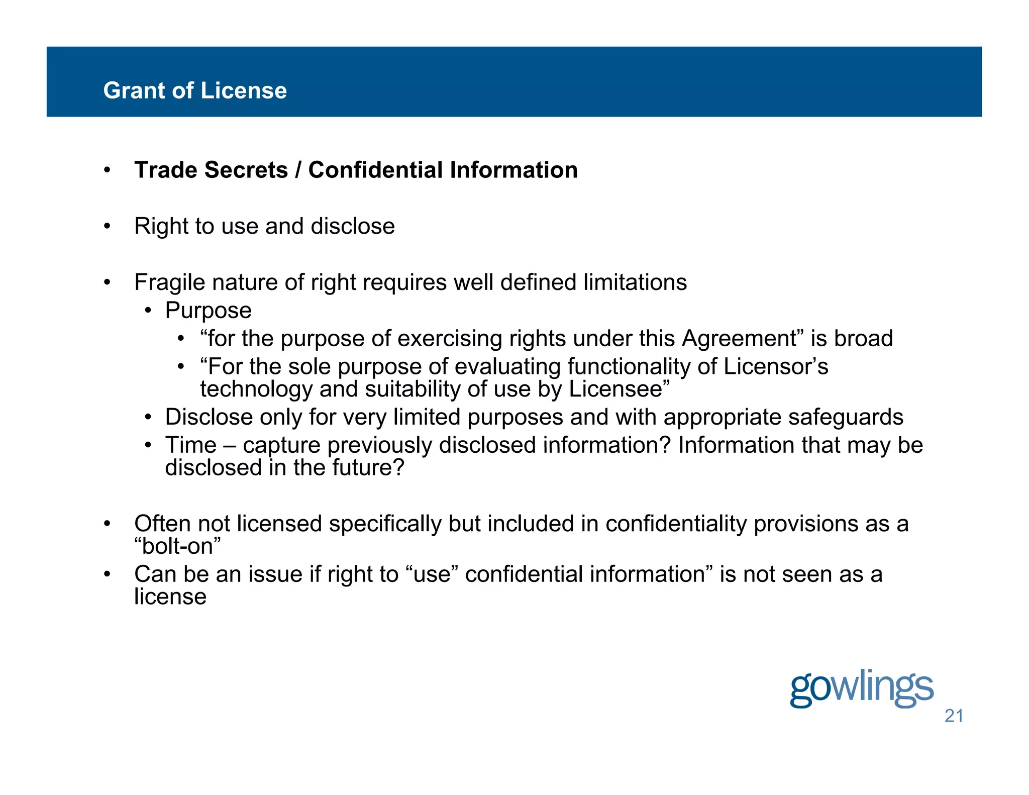 IP License Agreements: Common Issues and Solutions | PDF