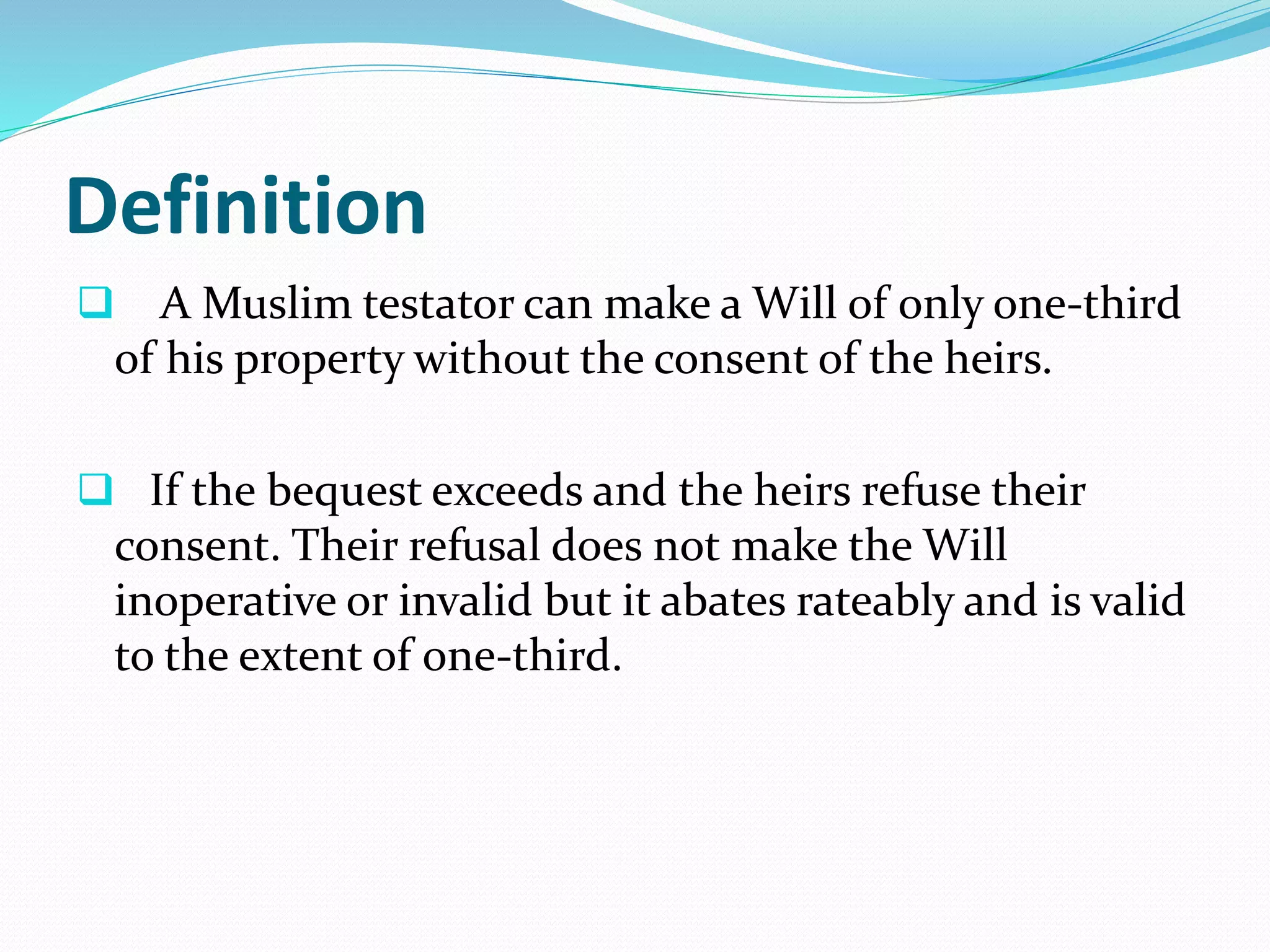 Abatement Of legacies | PPTX