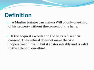 Abatement Of legacies | PPTX