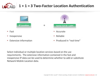 1+1=3 Combining IP Intelligence and Mobile Network Location for ...