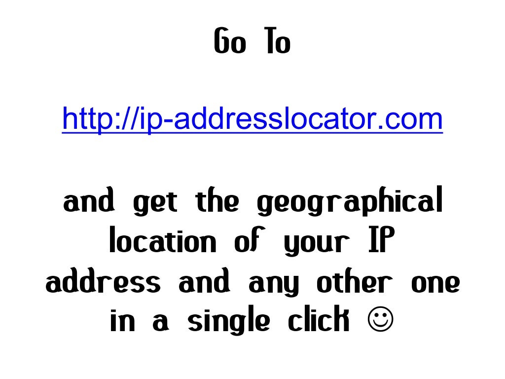IP Address Locator IP Address Locator