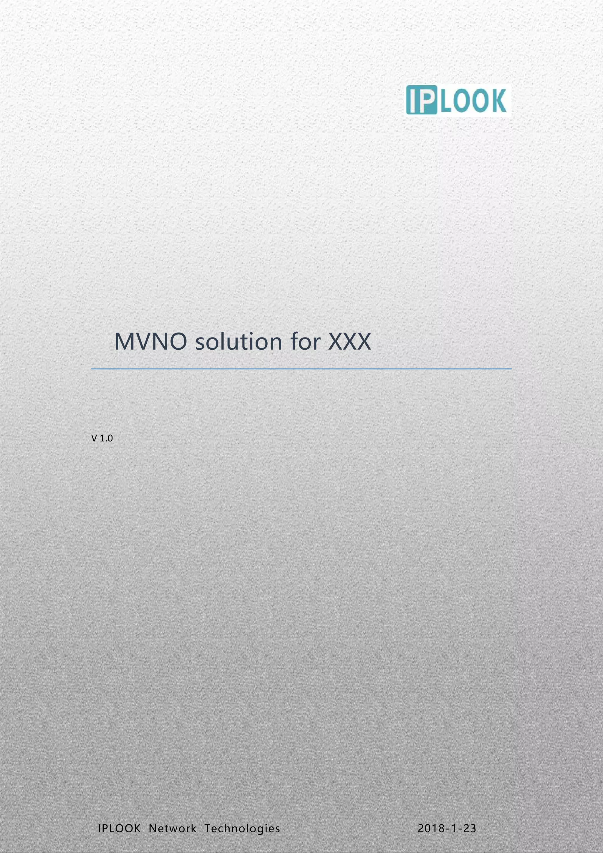 IPLOOK MVNO solution | PDF