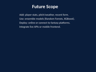 IPL_Prediction_Custom_Design.pptx model of just 2 data | PPTX