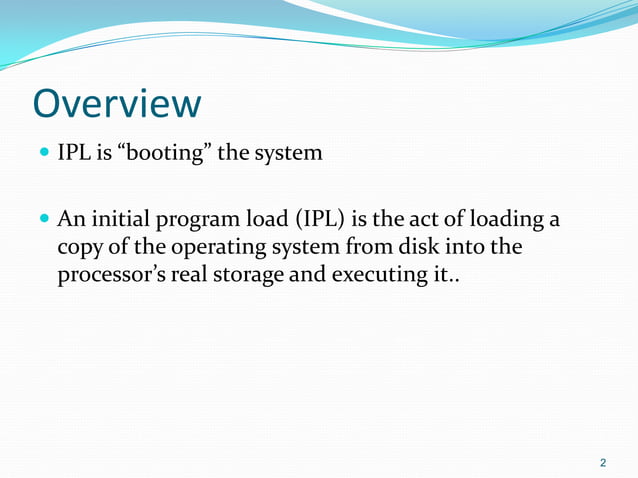 Ipl process | PPTX | Operating Systems | Computer Software and Applications