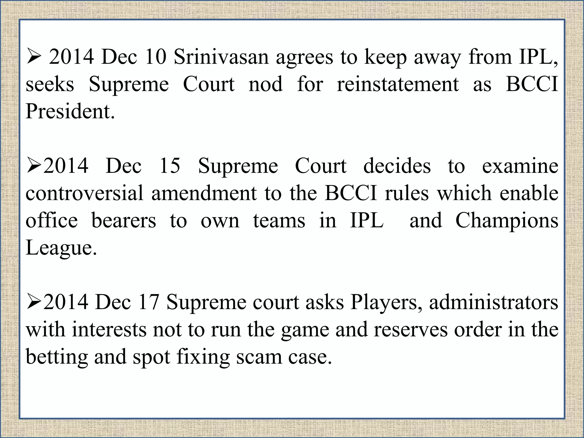 IPL Scam | PPT