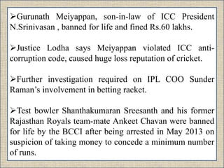 IPL Scam | PPT