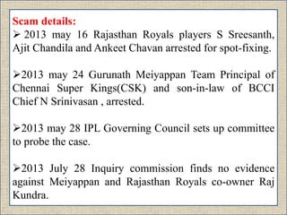 IPL Scam | PPT