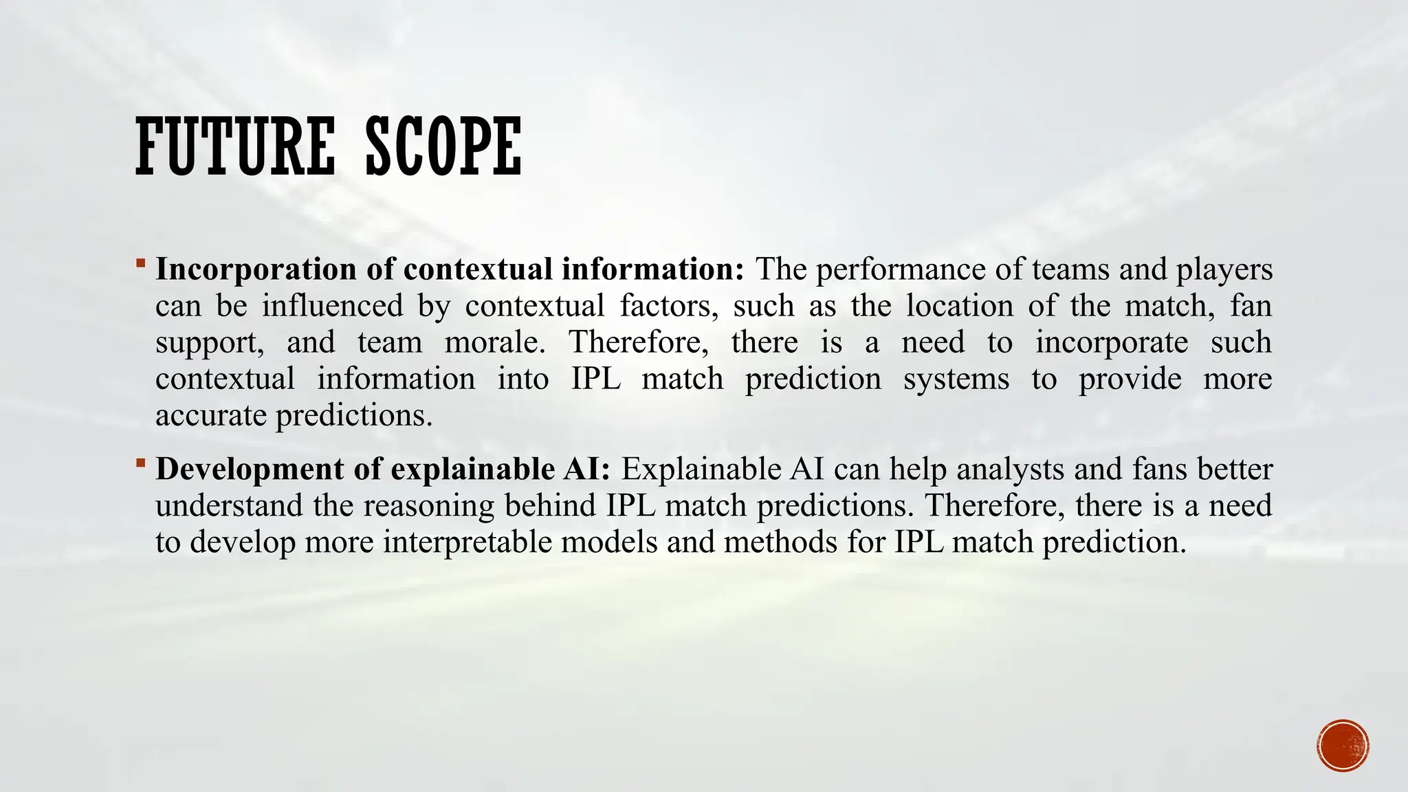 a ppt designed for project on ipl win predictor | PPTX