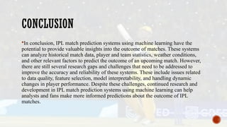 a ppt designed for project on ipl win predictor | PPTX