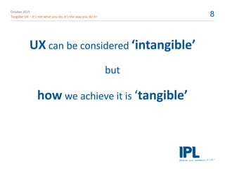 Tangible User Experience | PPTX
