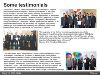 Projektverktygsdagen 2013 - Lyft din organisation med en IPMA Delta ...