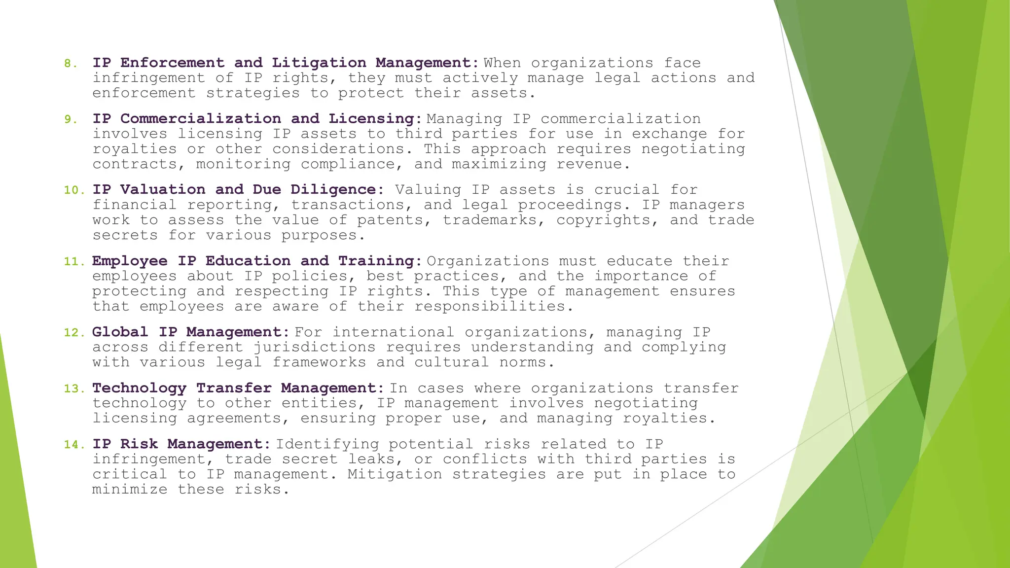 IP management........................... | PPTX