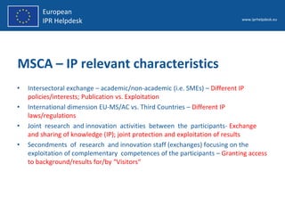 IP Management in Horizon 2020 | PDF