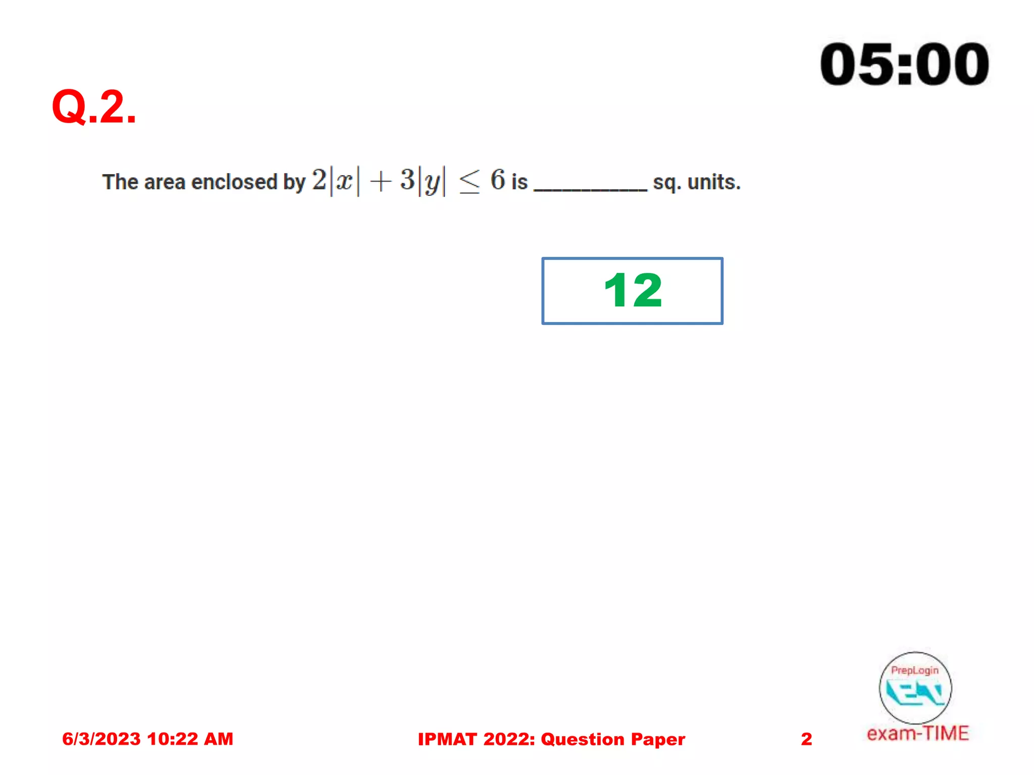 IPMAT 2022 Question paper.pptx