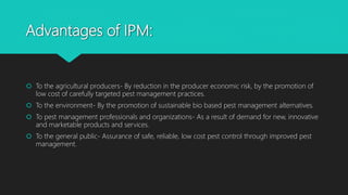 IPM- Integrated Pest Management Strategies | PPT