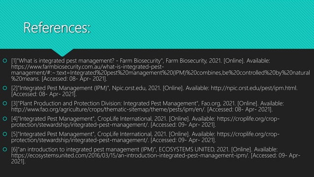 IPM- Integrated Pest Management Strategies | PPT