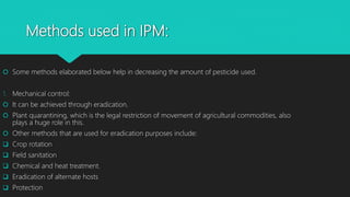 IPM- Integrated Pest Management Strategies | PPT