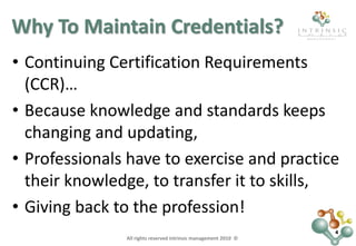 Maintaining your credential | PPTX