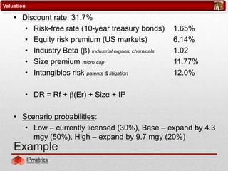 IPmetrics IP Valuation | PPT