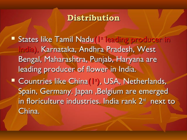 Integrated pest management of Floriculture | PPT | Agriculture | Industries