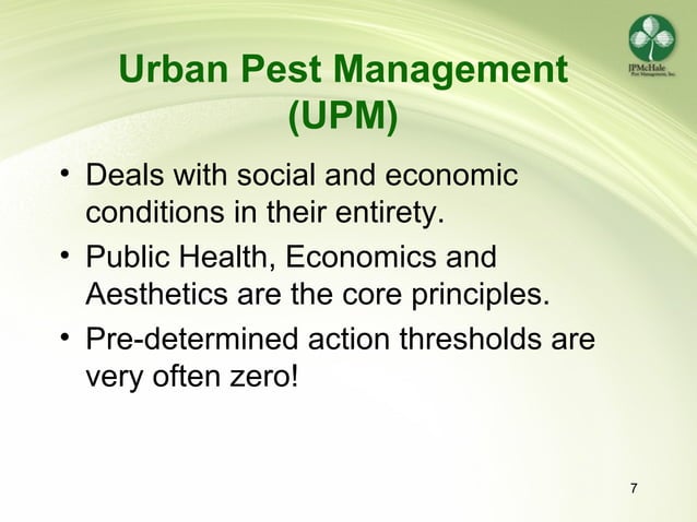 Integrated Pest Management | PPT | Agriculture | Industries