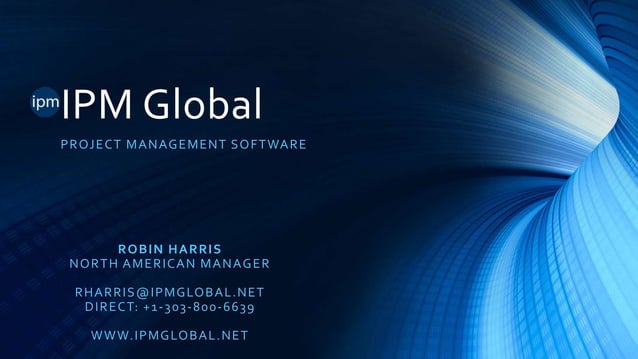 IPM Global Project Management Software | PPT