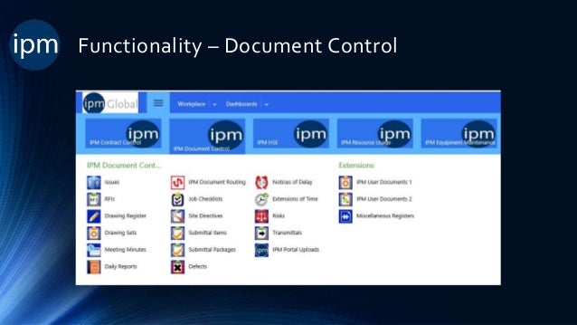 IPM Global Project Management Software