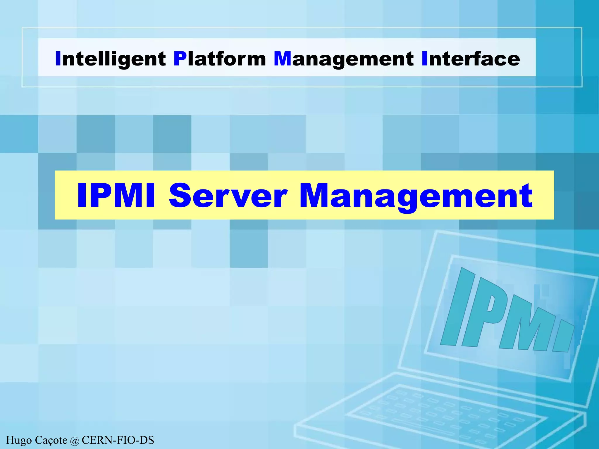 Ipmi Server Management | PPT