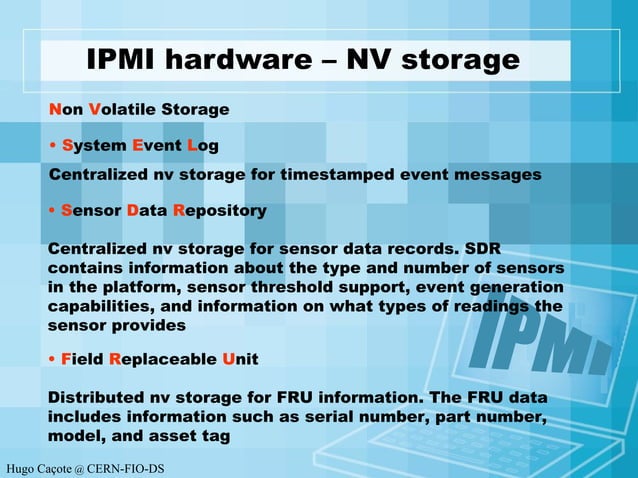 Ipmi Server Management | PPT | Operating Systems | Computer Software and Applications
