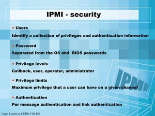 Ipmi Server Management | PPT