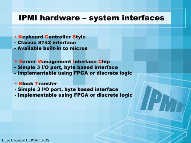 Ipmi Server Management | PPT | Operating Systems | Computer Software and Applications