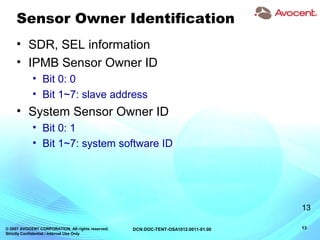 Ipmi spec ch1~6_simon_20110422 | PPT | Operating Systems | Computer ...