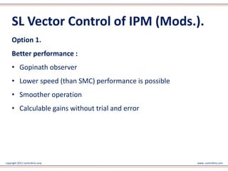 Interior Permanent Magnet (IPM) motor drive | PPTX