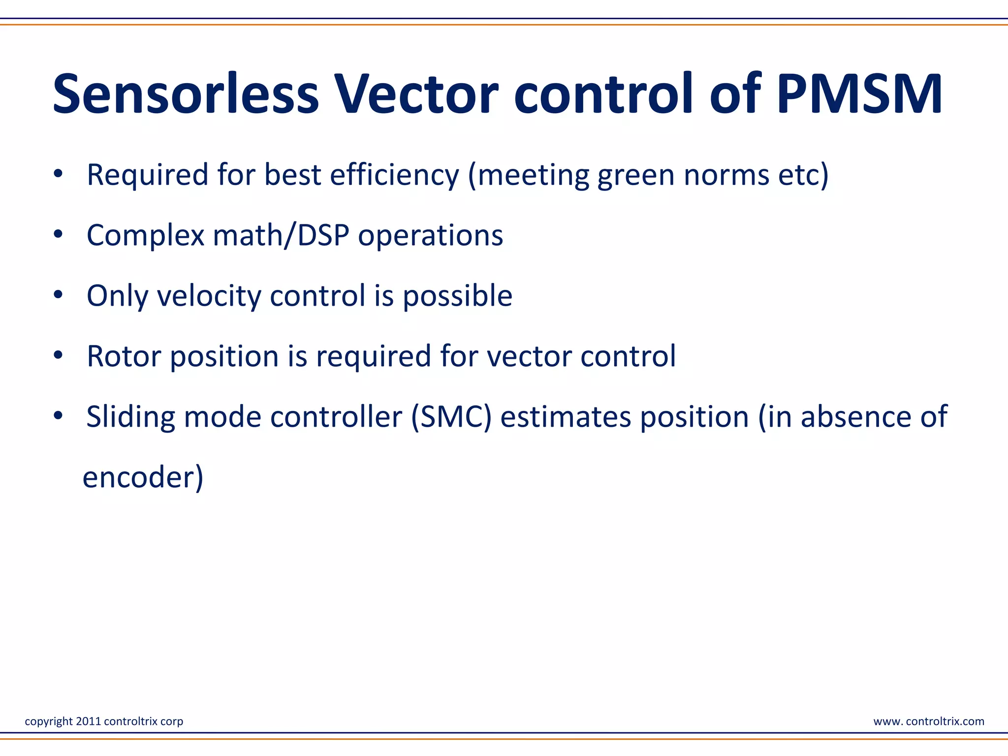 Interior Permanent Magnet (IPM) motor drive | PPTX