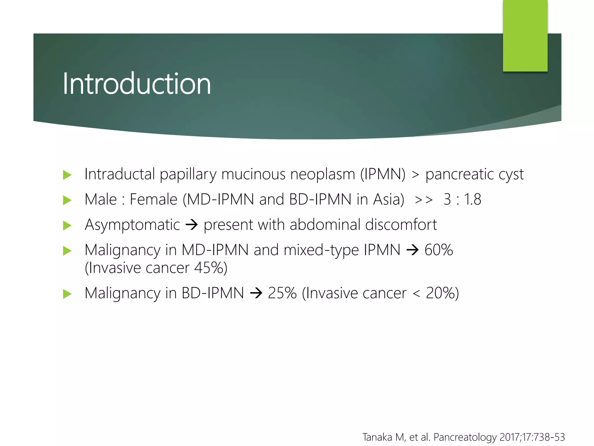 Management of IPMN | PPTX