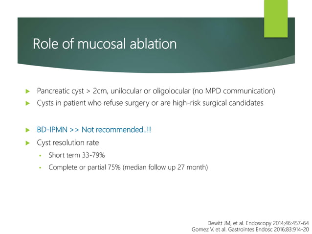 Management of IPMN | PPTX