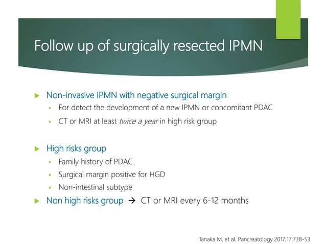 Management of IPMN | PPTX