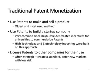Ip monetization slideshow | PDF