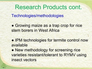 Integrated Pest management in rice base cropping system | PPT