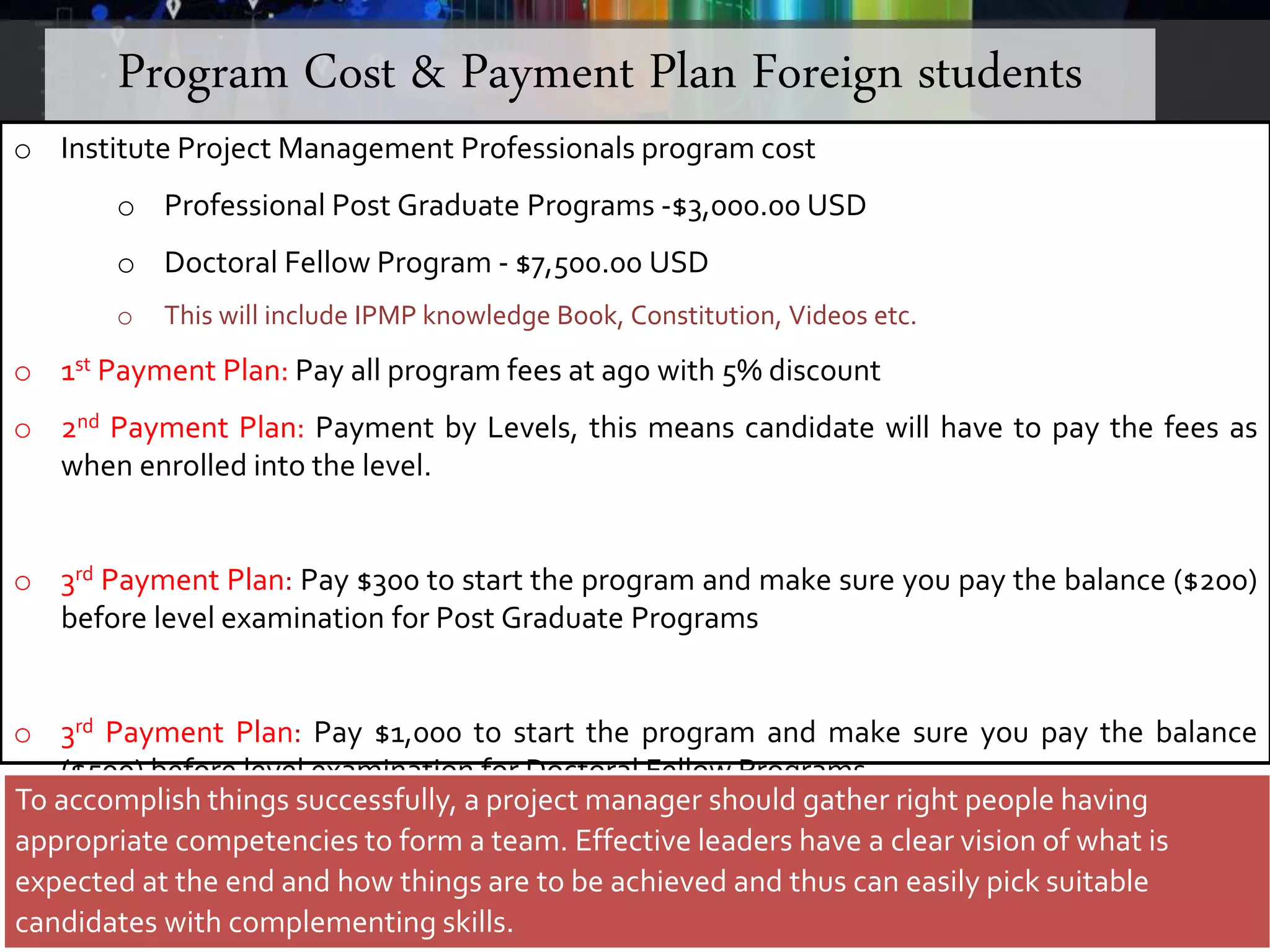 Ipmp corporate presentation | PPTX