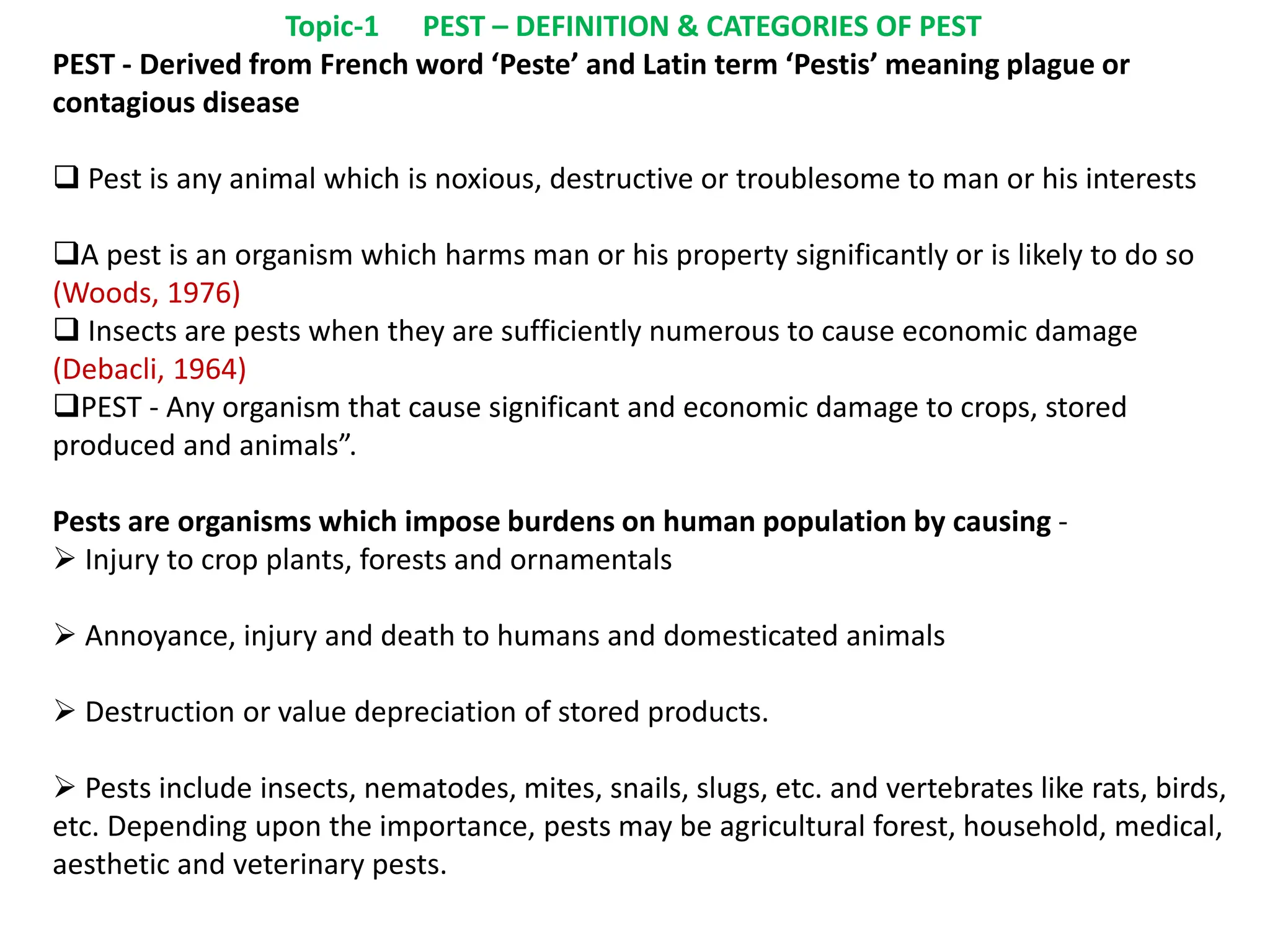 integrated pest management programms and techniques | PPTX