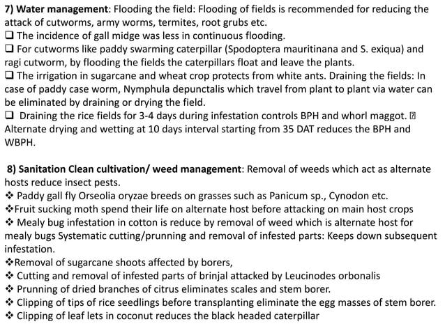 integrated pest management programms and techniques | PPTX ...