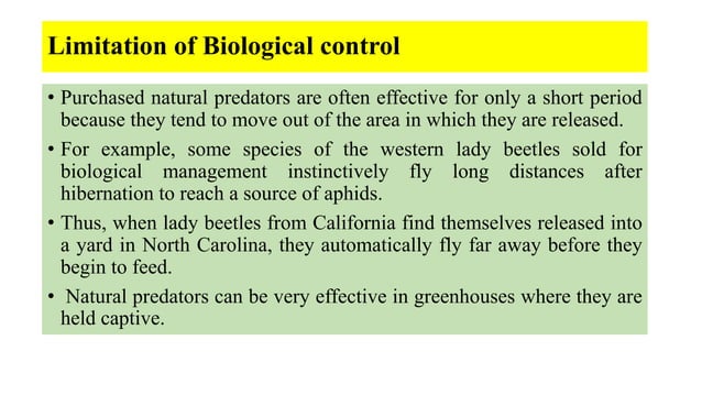 Bio Intensive And Ecological Based Integrated Pest Management Ppt