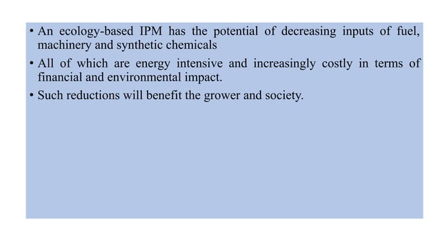 Bio-intensive and ecological based integrated pest management | PPTX ...