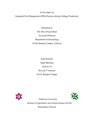 IPM practices for cabbage in Nepal | PDF
