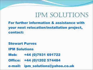 IPM Solutions | PPT