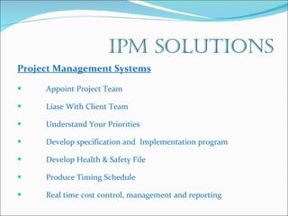 IPM Solutions | PPT