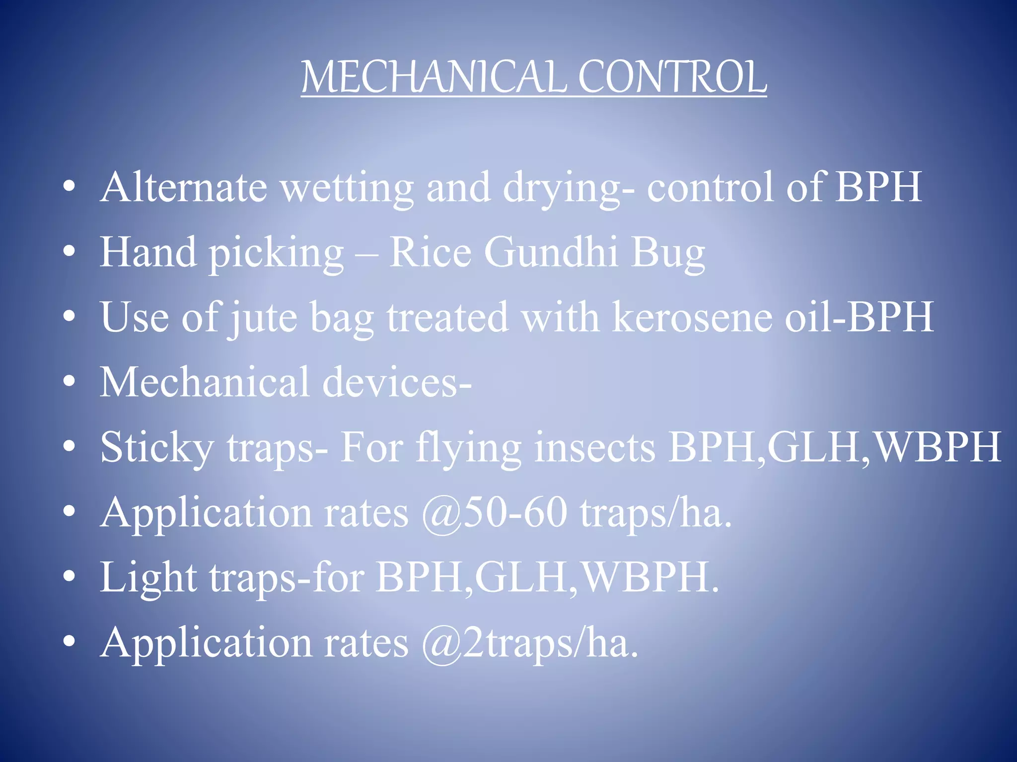IPM in rice | PPTX